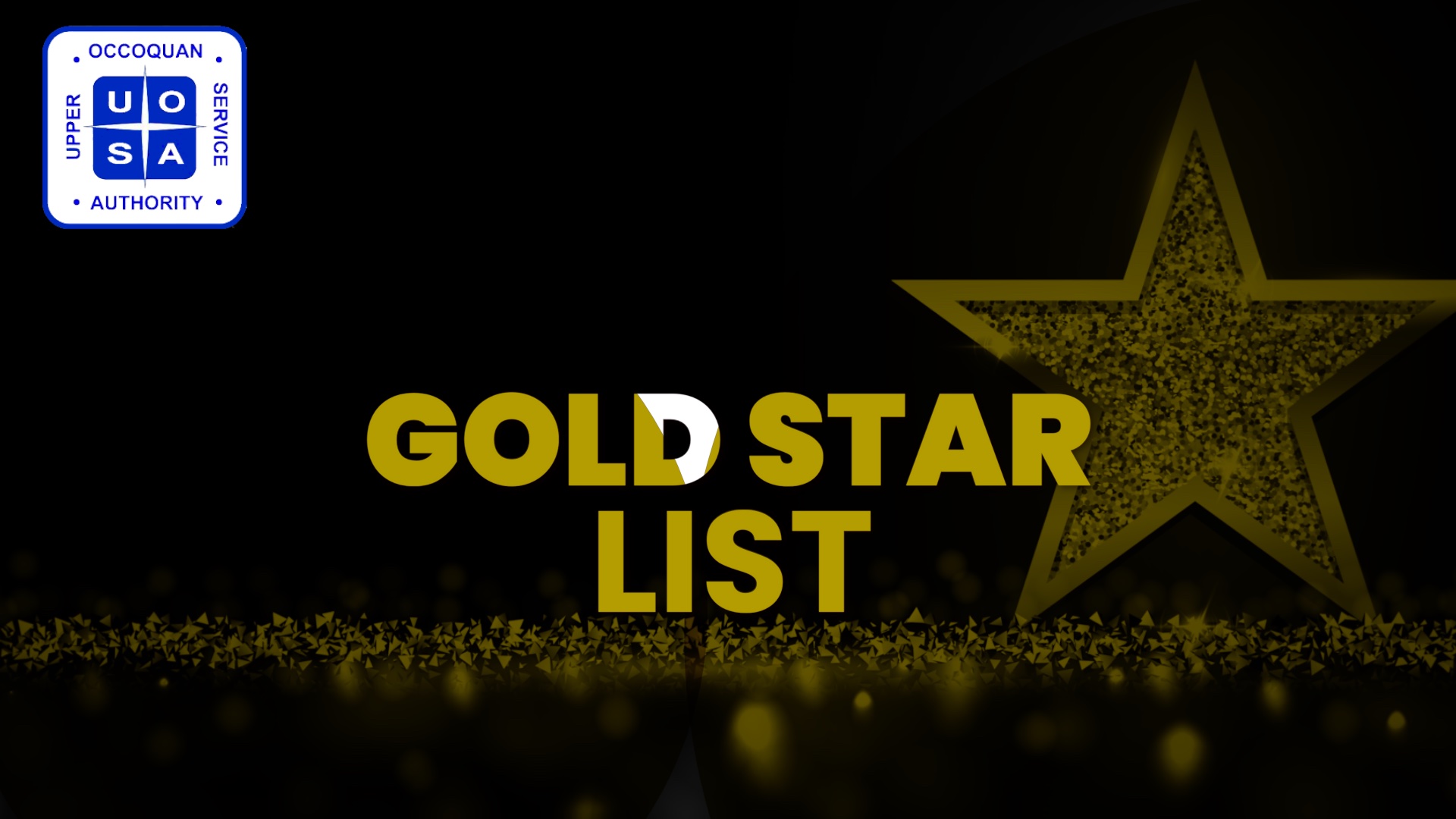 Upper Occoquan Service Authority recognized on the VRSA Gold Star List!