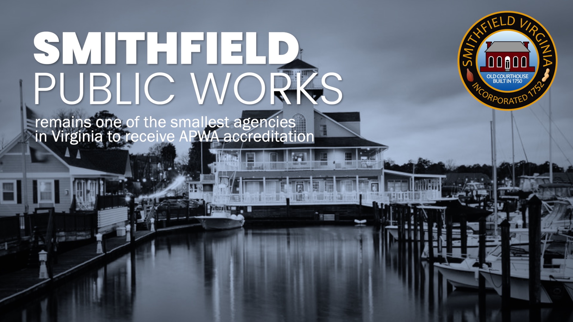 The Town of Smithfield public works remains one of the smallest ...